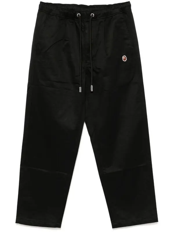 A BATHING APE Ape-head Trousers - Black