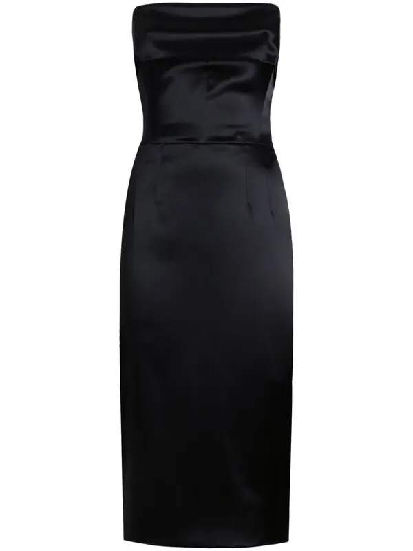 Dolce & Gabbana Midi Satin-finish Dress