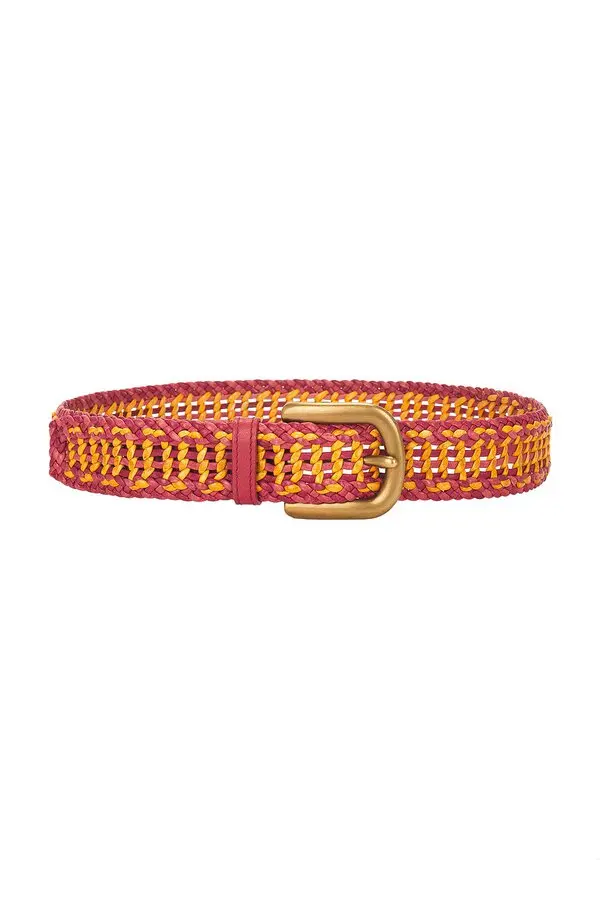 Gabriela Hearst Woven Belt - Red