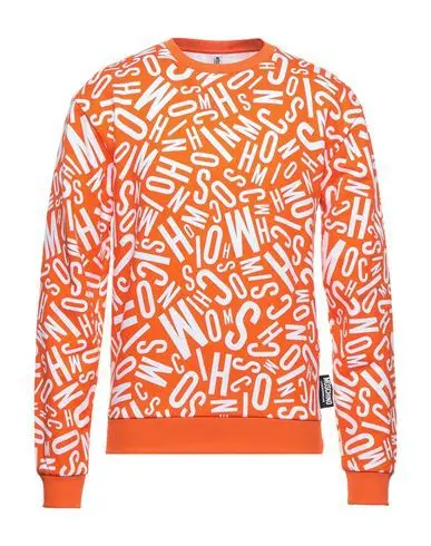 Moschino Sweatshirt In Cotton And Elastane - Orange