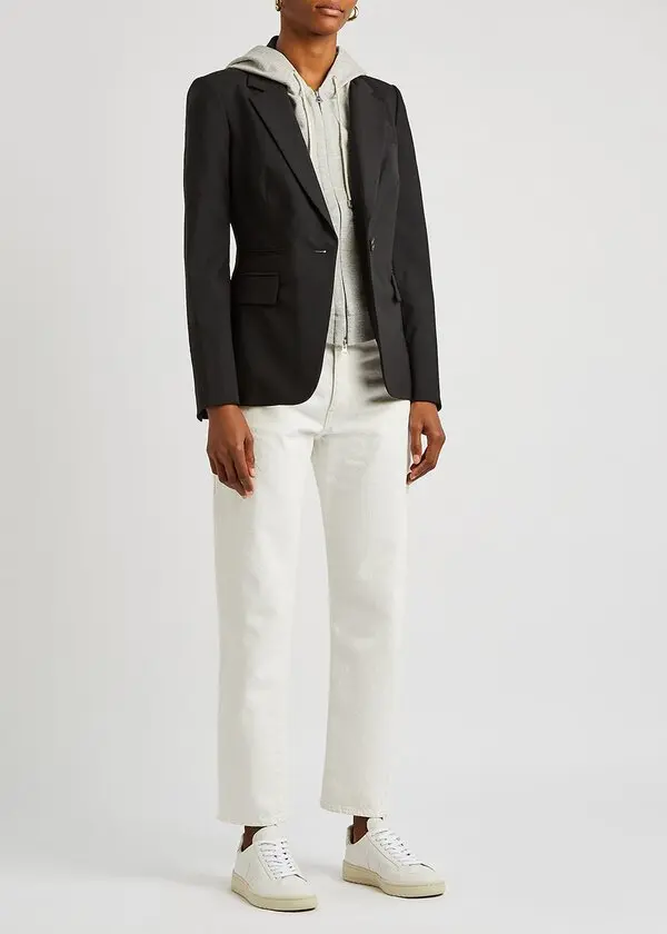 Veronica Beard Hooded Cotton Dickey
