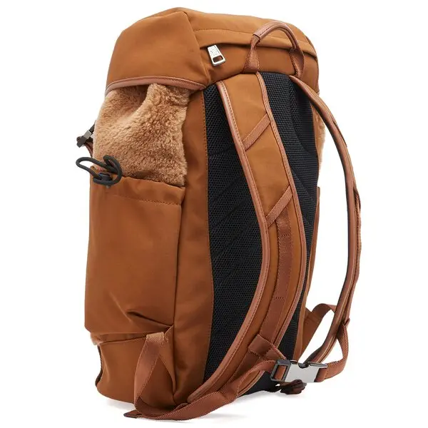 Moncler Tech Backpack In Brown - 45% Off | Editorialist