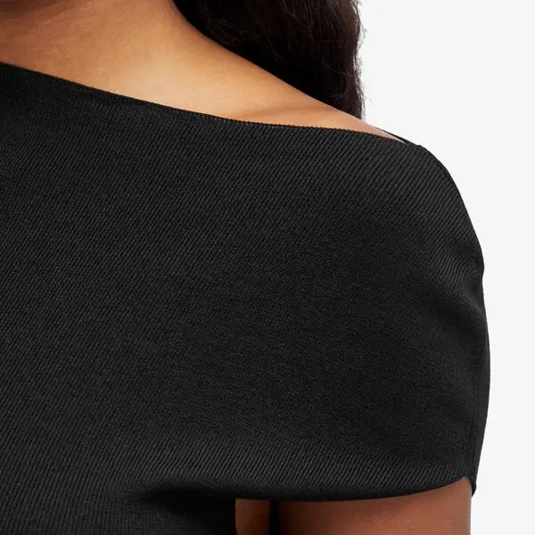 ST. AGNI Asymmetric Knit Top