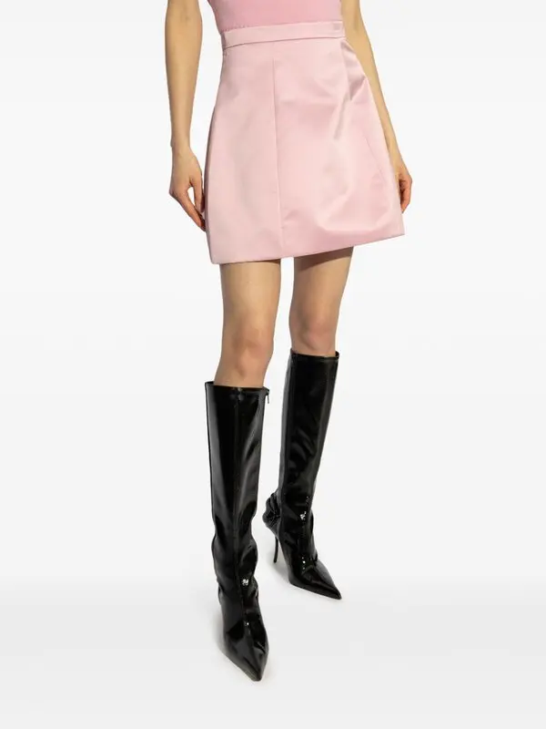 Blumarine Duchess-satin Mini Skirt