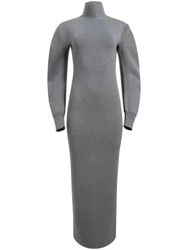 Khaite The Storm Maxi Dress - Grey