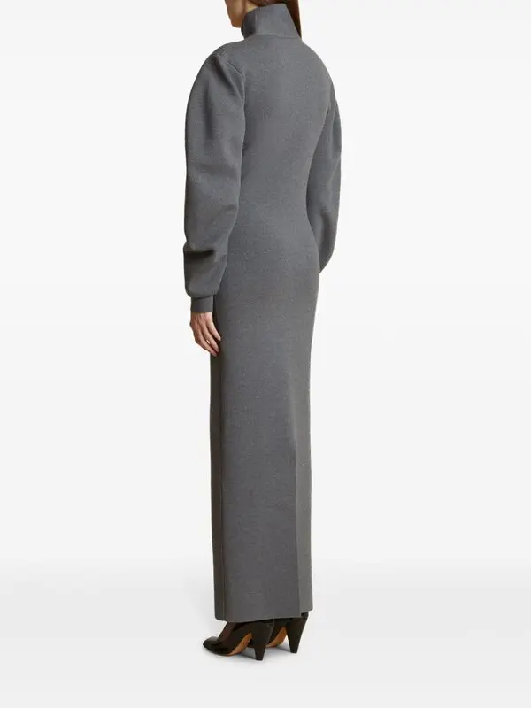 Khaite The Storm Maxi Dress - Grey