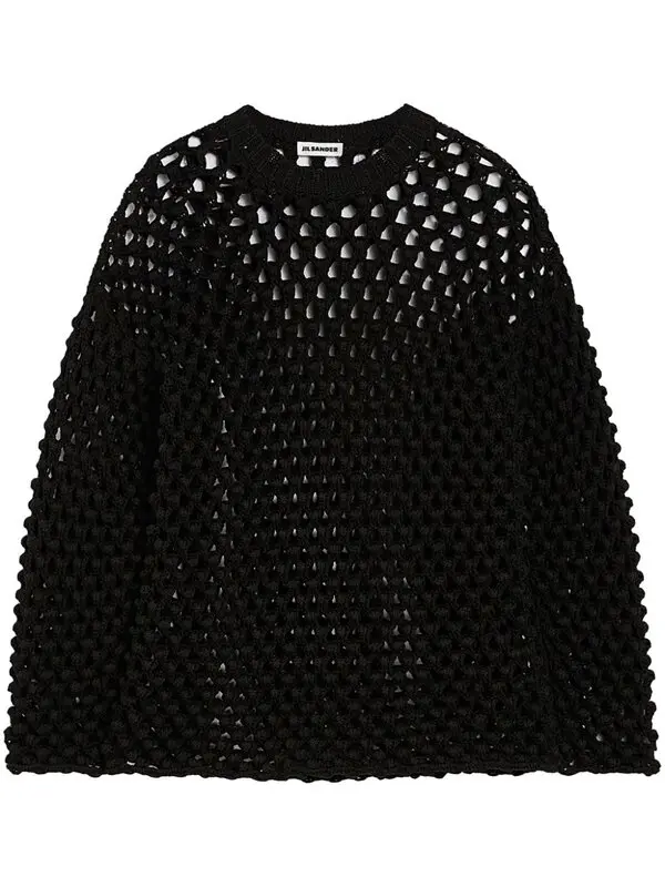 JIL SANDER Open Knit Sweater