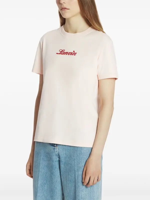 LANVIN Embroidered T-shirt - Pink