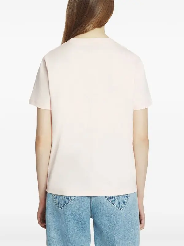 LANVIN Embroidered T-shirt - Pink