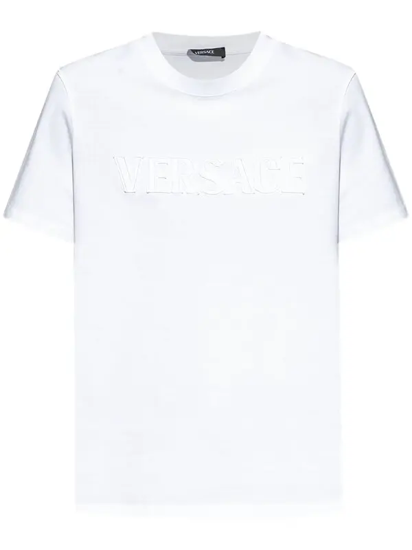 Versace Embroidered T-shirt - White