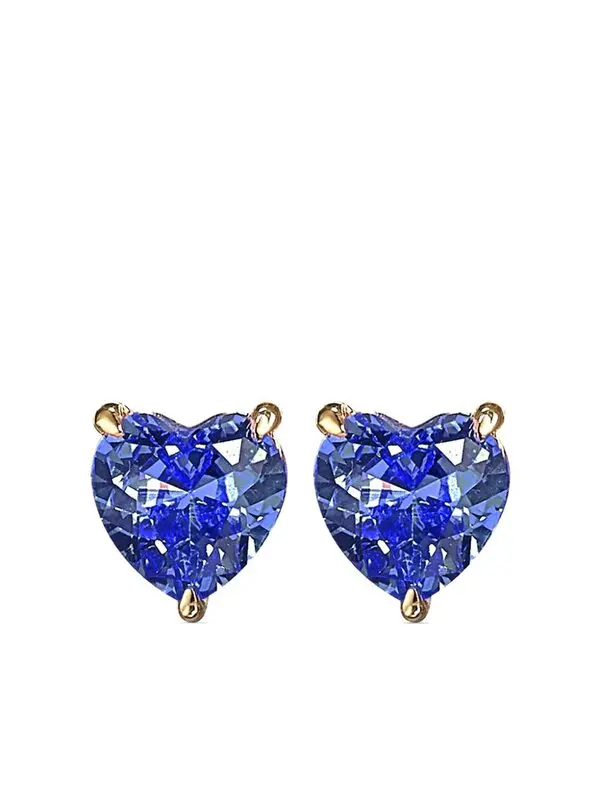 ANABELA CHAN 18kt Vermeil Mini Sapphire Stud Earrings - Gold
