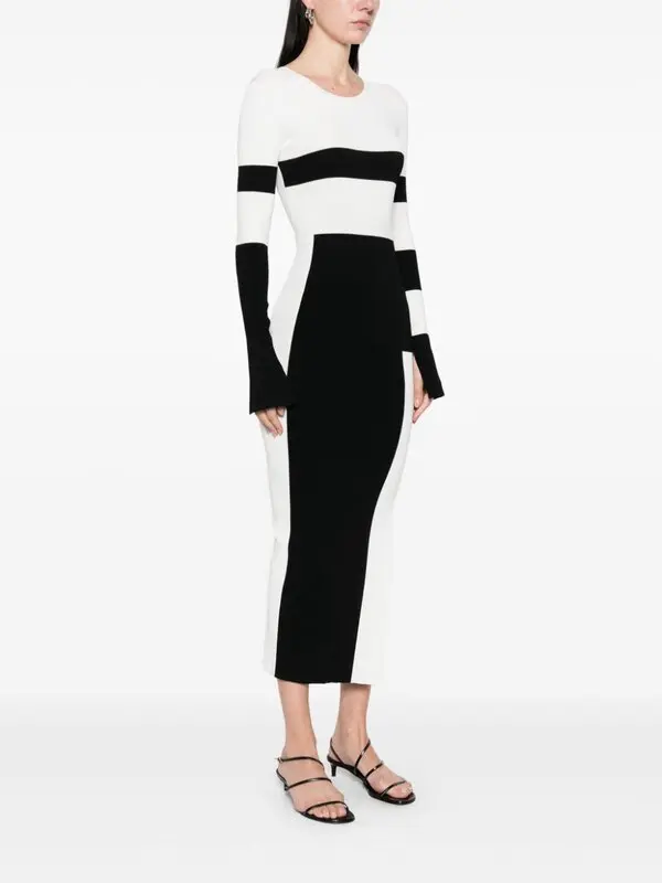 Patrizia Pepe Colour-block Midi Dress