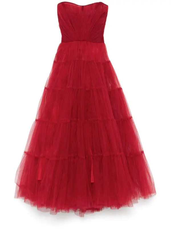 ANA RADU Tulle Maxi Dress