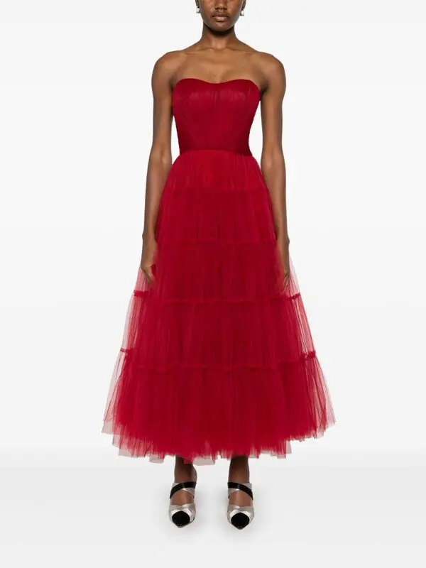 ANA RADU Tulle Maxi Dress