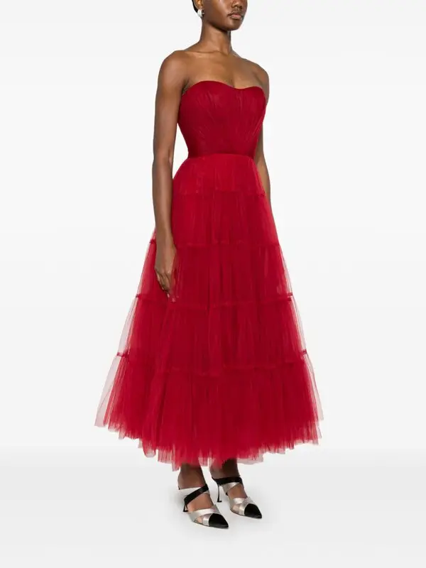 ANA RADU Tulle Maxi Dress