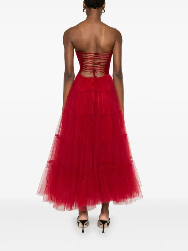 ANA RADU Tulle Maxi Dress