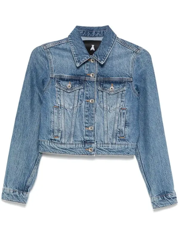 Patrizia Pepe Cropped Denim Jacket