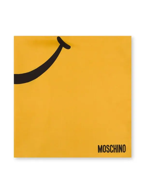 Moschino Smiley-print Scarf