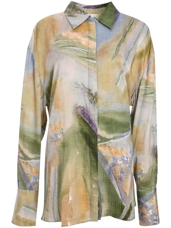 Significant Other Bianca Marbled Shirt