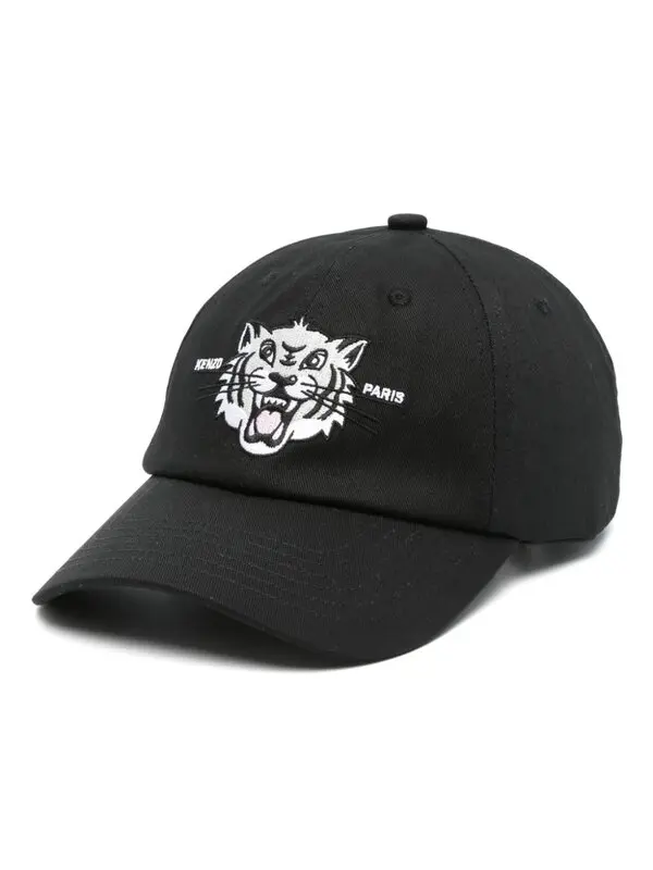 Kenzo Tiger-head Cap - Black
