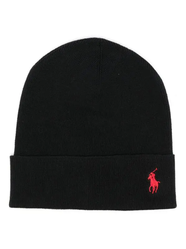 Polo Ralph Lauren Polo Pony Beanie - Black