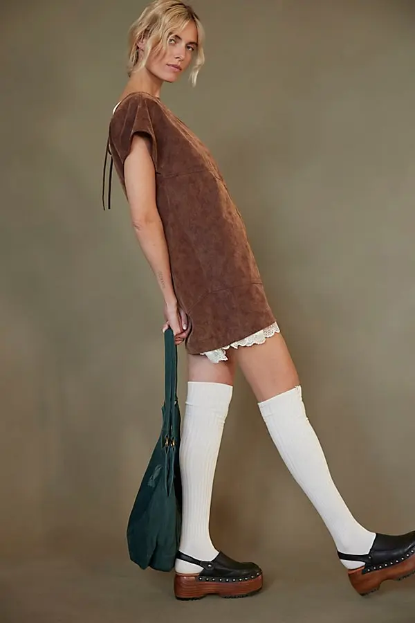 Buy Free People Sawyer Mini Dress - Chicory Coffee At 66% Off