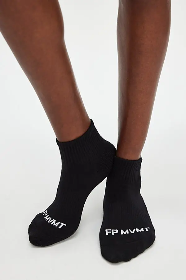 Free People Old Faithful Solid Socks - Black