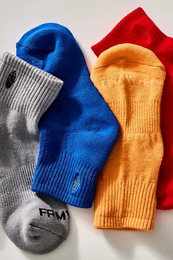 Free People Old Faithful Solid Ankle Socks - Cobalt