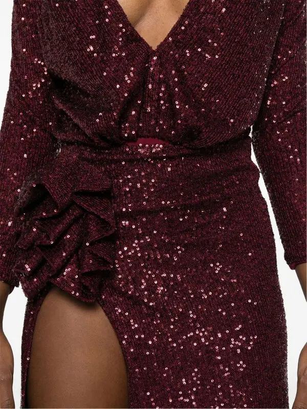ANA RADU Sequin-embellished Bodysuit And Skirt Set