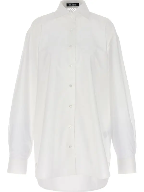 Raf Simons Mesh Insert Shirt - White