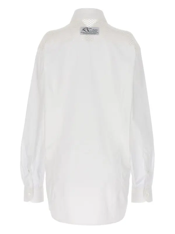 Raf Simons Mesh Insert Shirt - White