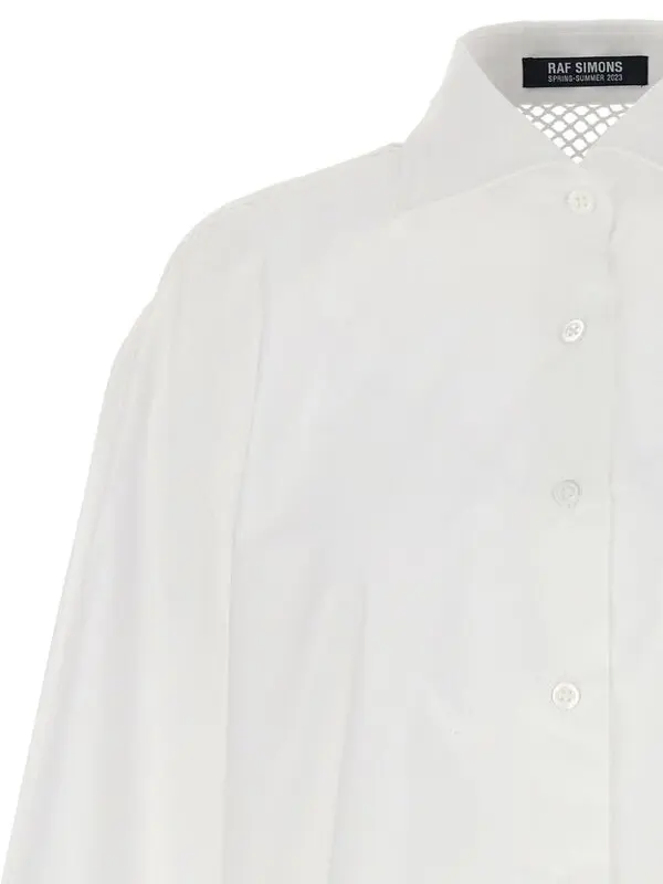 Raf Simons Mesh Insert Shirt - White