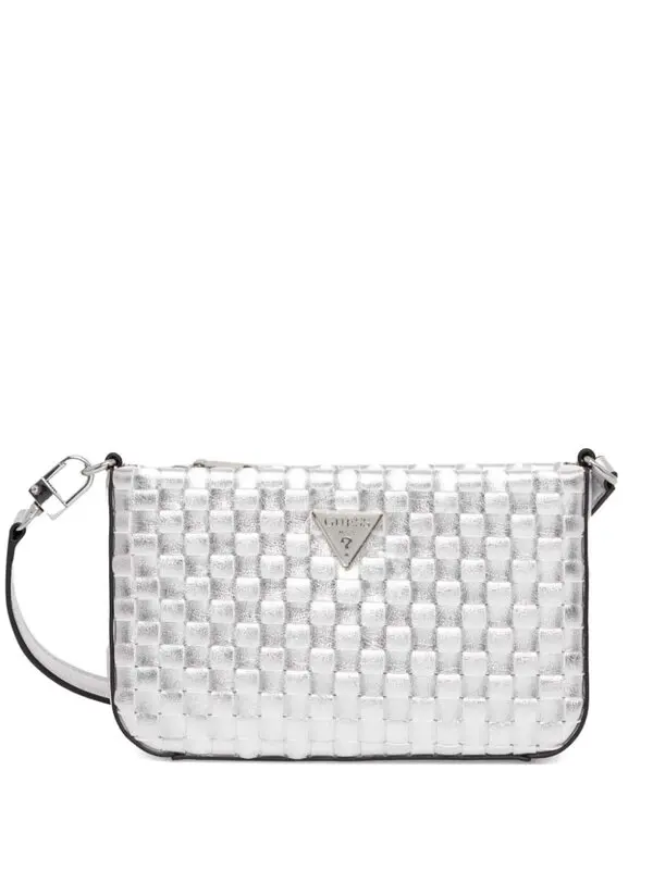 Guess Mini Twiller Shoulder Bag - Silver