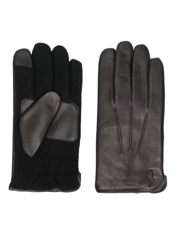 Polo Ralph Lauren Leather Gloves - Black