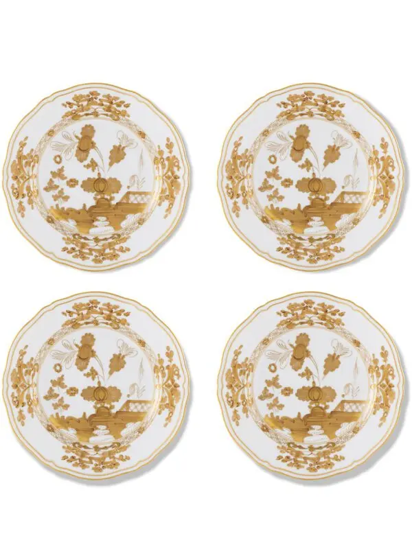 GINORI 1735 Oriente Dessert Plates - White