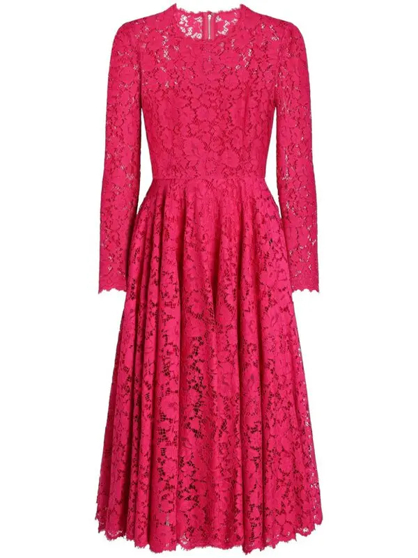 Dolce & Gabbana Lace Appliqué Dress