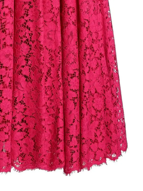Dolce & Gabbana Lace Appliqué Dress