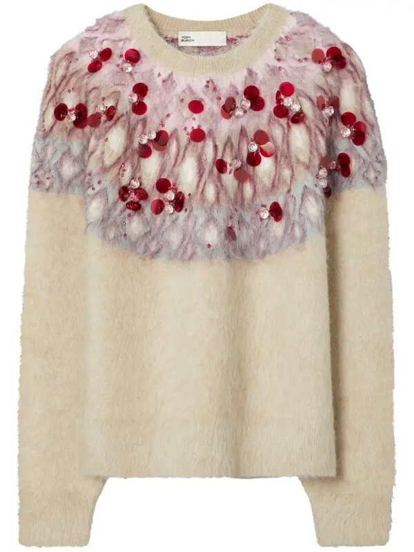 Tory Burch Embellished Jumper