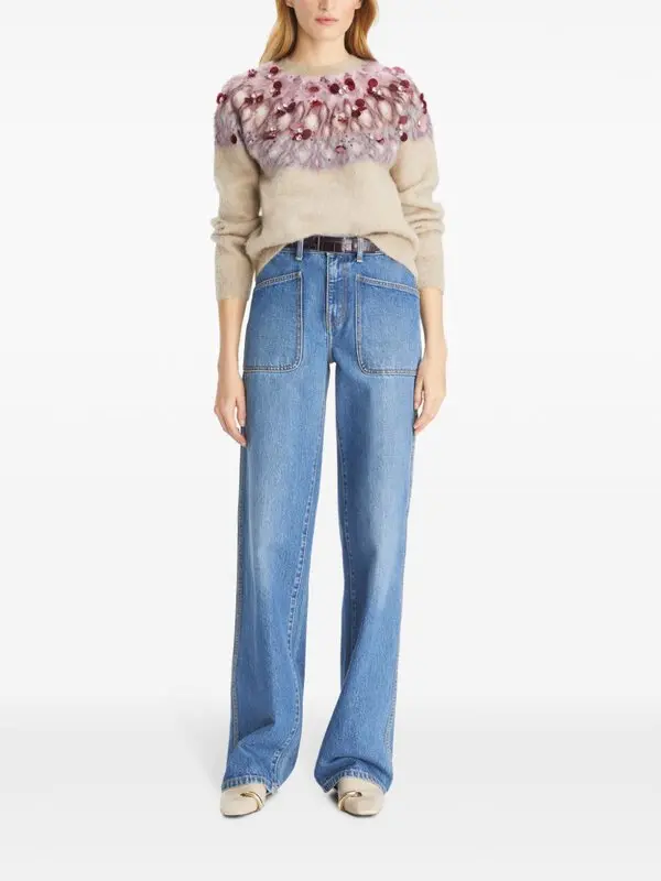 Tory Burch Embellished Jumper