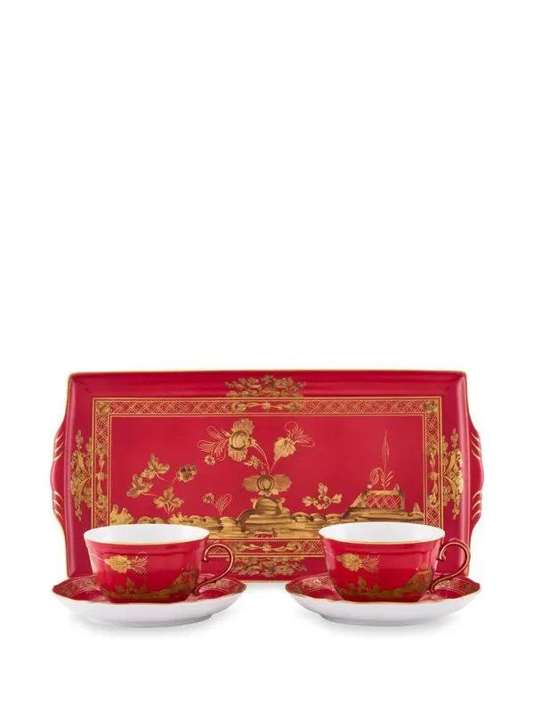 GINORI 1735 Oriente Rubrum Tea Service
