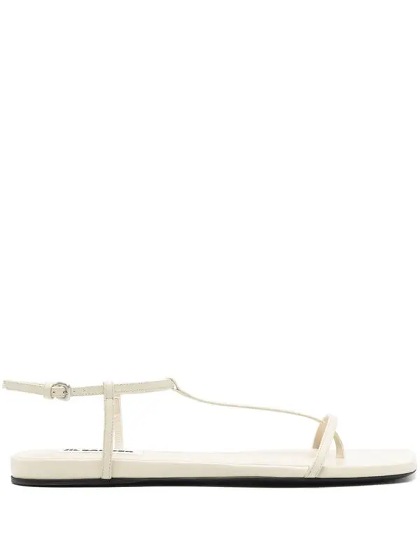 JIL SANDER Square-toe Thong Sandals