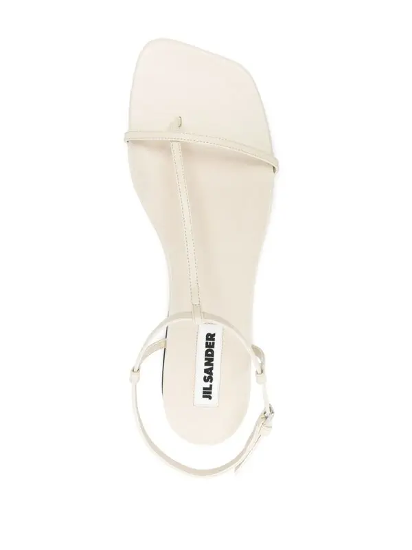 JIL SANDER Square-toe Thong Sandals