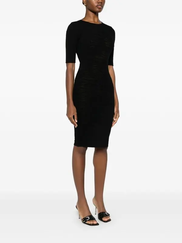Roberto Cavalli Openwork Mini Dress