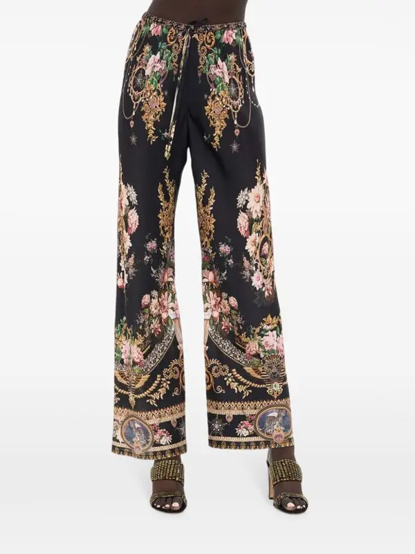 Camilla Graphic-print Trousers