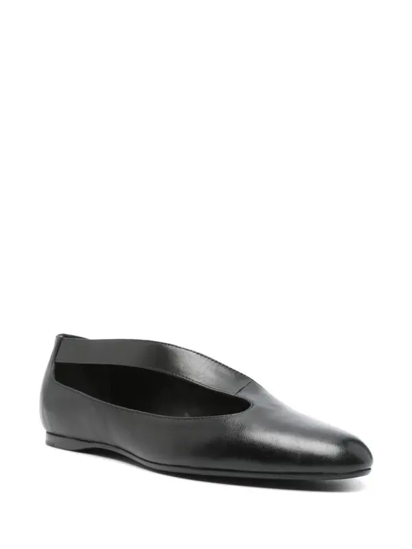 Khaite Diana Ballet Flats - Black