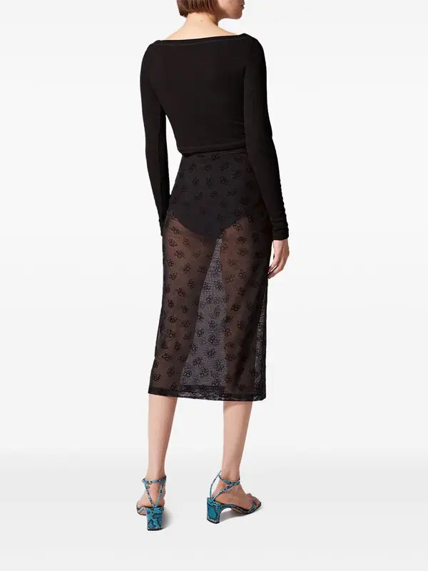MARGHERITA MACCAPANI Angela Crop Top - Black