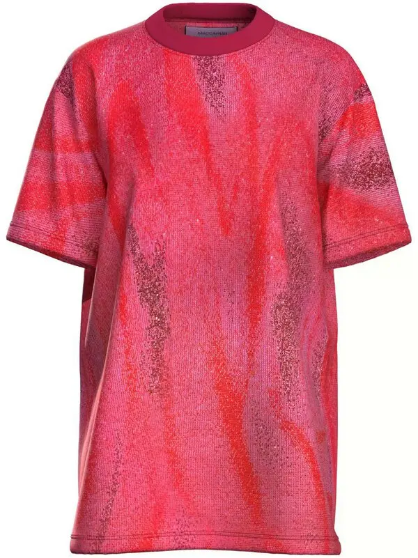 MARGHERITA MACCAPANI Jacquard T-shirt - Pink