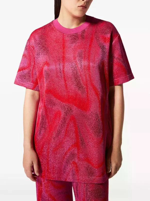 MARGHERITA MACCAPANI Jacquard T-shirt - Pink