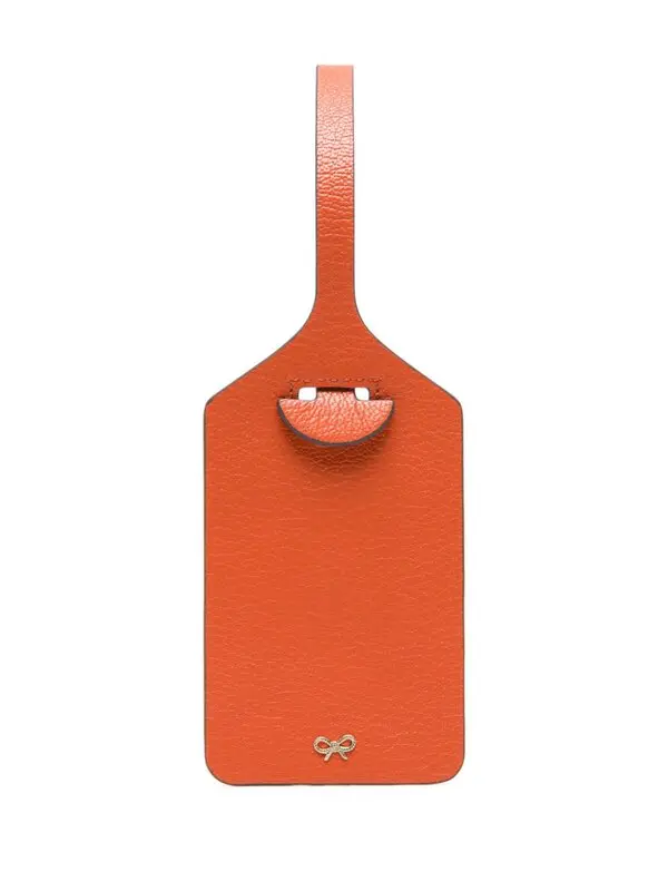 Anya Hindmarch Eyes Luggage Label Charm - Orange | Editorialist