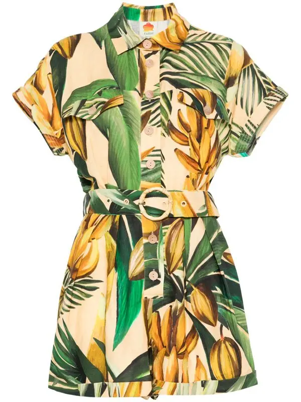 Farm Rio Playsuit - Yellow
